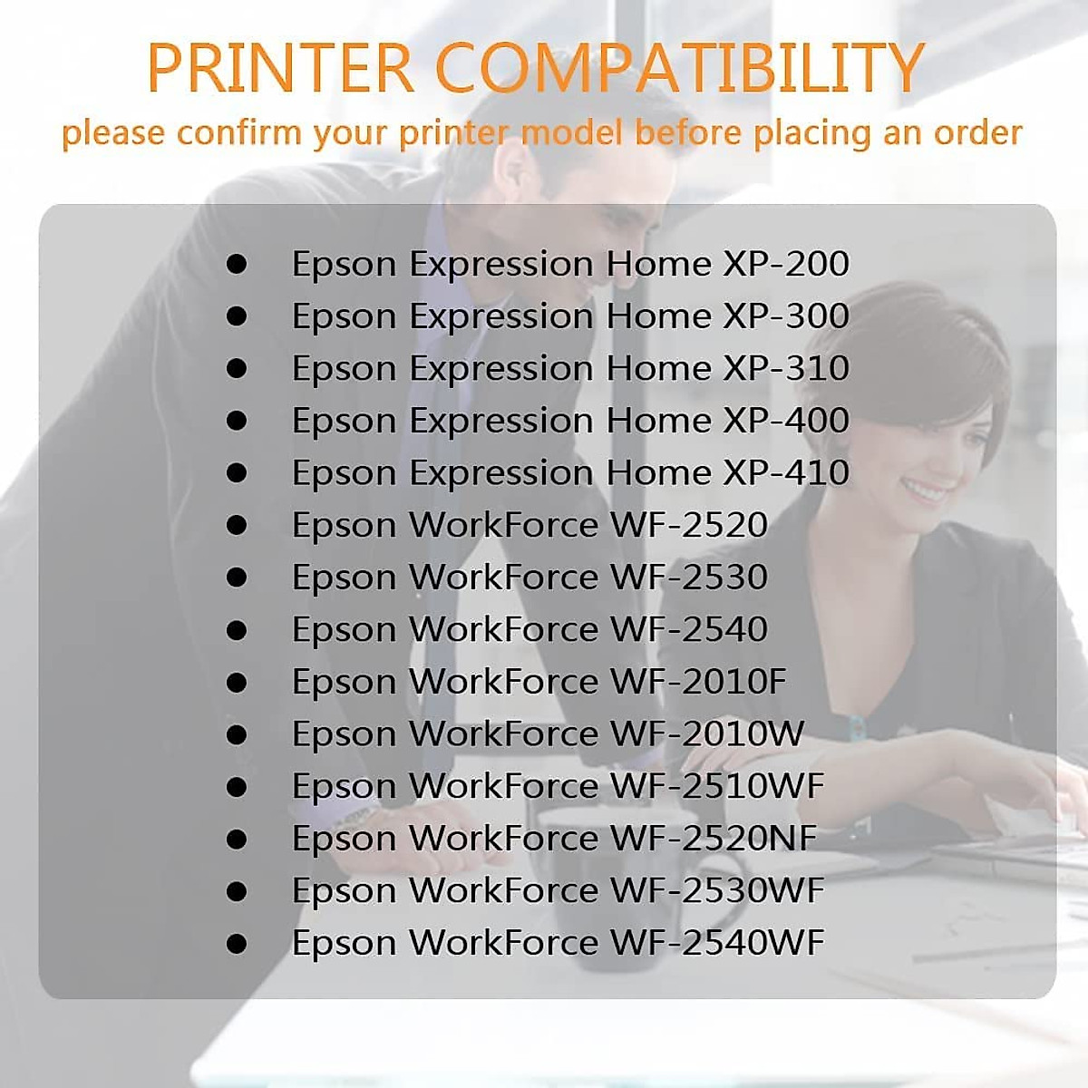 Run Star Remanufactured Ink Cartridge Replacement for Epson 200XL T200XL 200 T200XL for Expression Home XP-200 XP-300 XP-310 XP-400 XP-410 Workforce WF-2520 WF-2530 WF-2540, Black Cyan Magenta Yellow