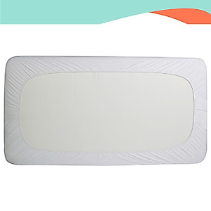 Bamboo Rayon Baby Crib Mattress Protector - Waterproof Breathable Cooling Fitted Mattress Cover 28x52 inches (Single Pack)