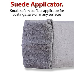 Adam's Polishes Suede Applicator (2 Pack) Car Detailing Sponge Applicator, Use With Ceramic Coating For Cars, Ceramic Spray Coating, Graphene Coatings On Car Paint, Metal, Plastic Trim, Rubber & Glass