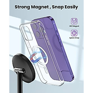 Wireless Charger for Magsafe, GEEKERA 3 in 1 Magnetic Wireless Charging Station for iPhone 14/13/12/Pro/Max/mini, Apple Watch 8/7/6/5/4/3/2/SE/Ultra, AirPods 3/2/Pro with QC 3.0 18W Adapter, Black