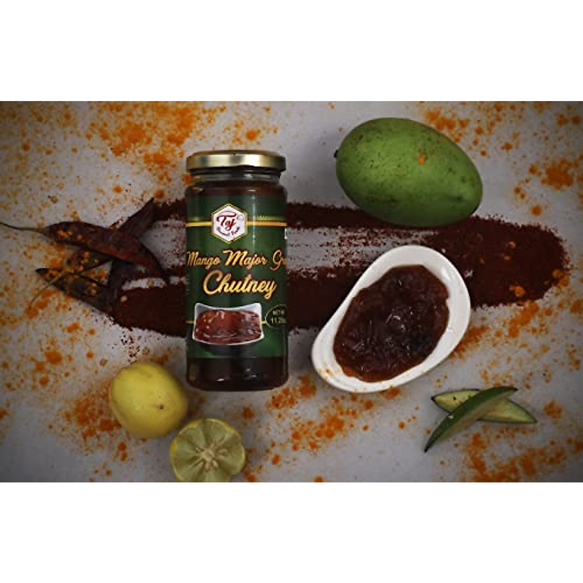 TAJ Mango Major Grey Chutney | 320g (11.28oz)