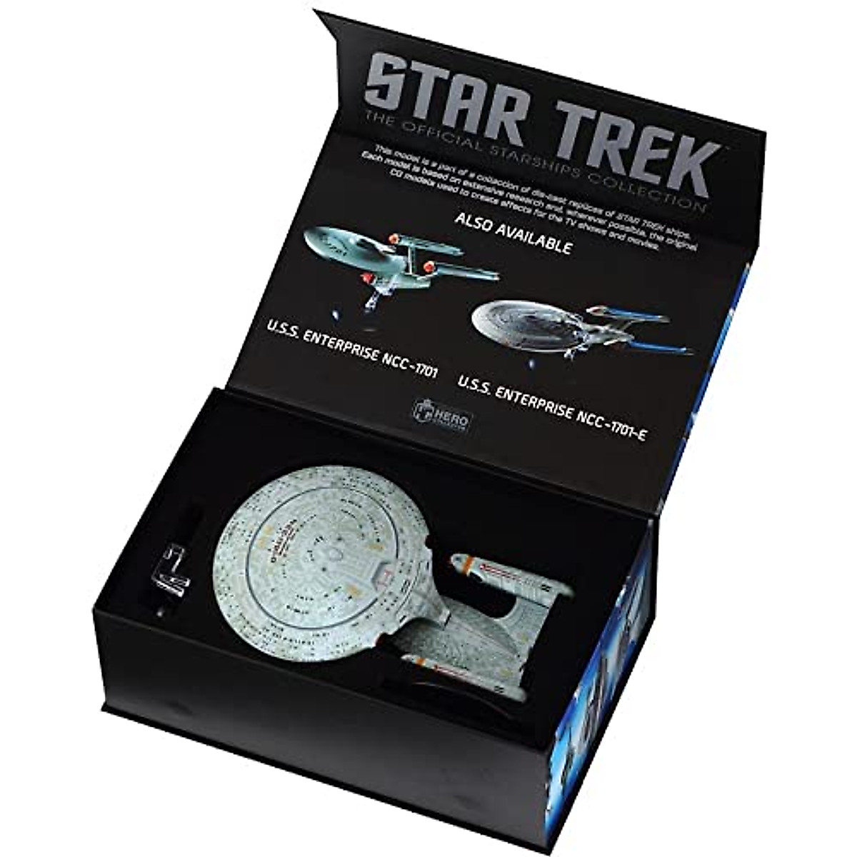 Hero Collector Eaglemoss U.S.S. Enterprise NCC-1701-D Collector's XL Edition | Star Trek Official Starships Collection | Model Replica