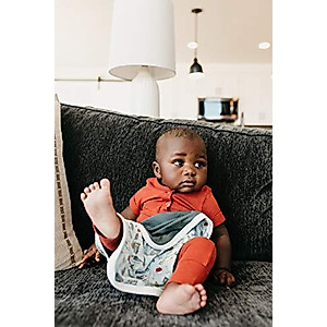 Copper Pearl Baby Security Blanket Set of 2 - Portable Size for Self-Soothing On-The-Go, Ideal Baby Blankets for Boys and Girls, Ultra-Soft, and Gift-Ready Loveys - Trout