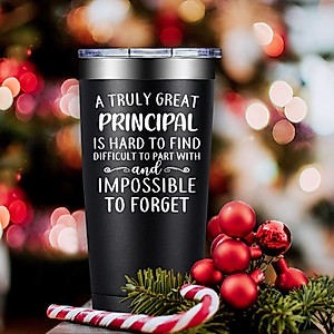 DOEARTE Principal Gifts - Principal Appreciation Gifts for Men - Principals Day, Teachers Appreciation Day, Christmas Gift for Principals - 20oz Tumbler