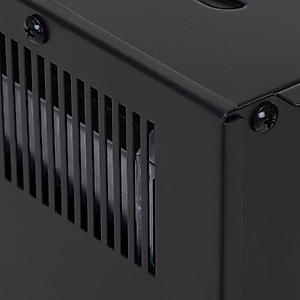 OELUBBY 23" Electric Fireplace Insert Heater Stove with Hearth Flame, Indoor Freestanding Recessed Electric Fireplace Heater with Remote and Overheating Protection