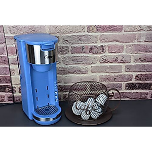 On Solid Grounds Cafe Cup Coffee Pod Holder / Coffee Creamer Holder, Large Capacity Espresso Pod Organizer and for Storage Accessories, Multi-Purpose Decor for Counter Bar