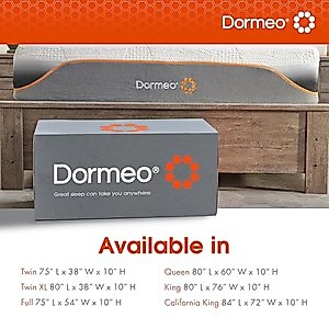 Dormeo Recovery 10" Twin XL Mattress with Signature Recovery Foam™ and Pressure Relieving OctaspringⓇ Technology, Medium Firm - 80” L x 38” W x 10” H