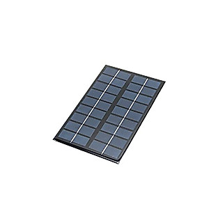 Fielect Mini Solar Panels 9V 3W Small Solar Panel Charger Polysilicon Solar Epoxy Cell Charger DIY Solar System Kit, 195x125mm