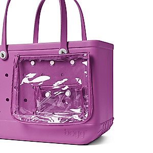 BOGG BAG Original X Large Waterproof Washable Tip Proof Durable Open Tote Bag for the Beach Boat Pool Sports 19x15x9.5 - Lightweight Cute Tote Bag - Durable Rubber Bags For Women - Patented Design