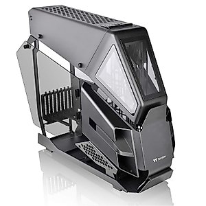 Thermaltake AH T600 Helicopter Styled Open Frame Tempered Glass Swing Door E-ATX Full Tower Case CA-1Q4-00M1WN-00