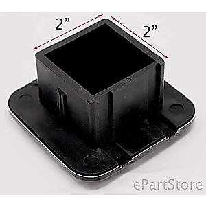 eVerHitch American Flag Dog Paw K9 Unit Hitch Cover Plug (Fits 2" Receivers, Black)