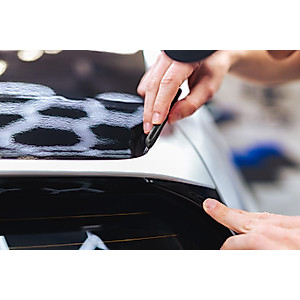 THE WRAP INSTITUTE - Design Lab Ninja Knife Vinyl Wrap/PPF Cutting Tool + 50-Pack of Design Lab Samurai/Ninja Knife Blades (Knife + Blades Combo Set) - Black