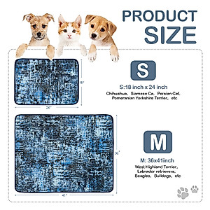 Qeils Washable Pee Pads for Dogs, 4 Pack Reusable Puppy Pads 36"x24" Super Absorbent Leakproof Dog Training Pads, Non-Slip Potty Pads for Crate, Floor, Couch, Whelping Pads Litter Mat Puppy Supplies