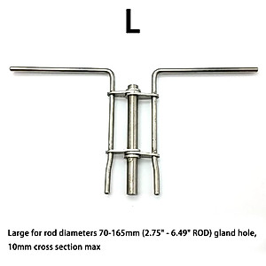 SHENKENUO 3 Pcs/Set Hydraulic Cylinder Piston Rod Seal Up U-Cup Installation Tool