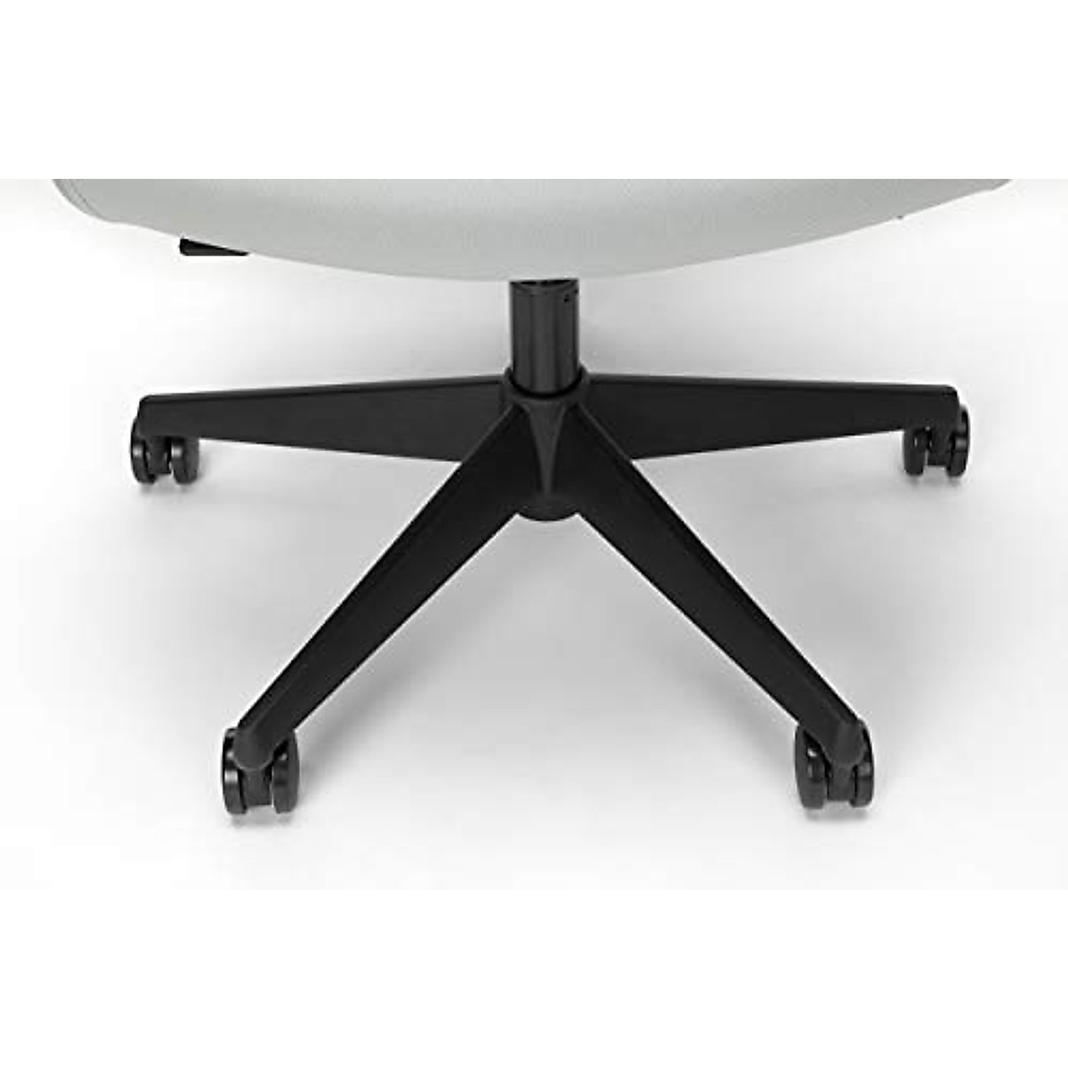 HON Basyx Biometryx Commercial-Grade Fabric Upholstered Task Chair, Grey