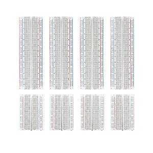 OCESTORE Quality Breadboard Circuit Board 4 PCS 830 Point and 4 PCS 400 Point Solderless Breadboards for Proto Shield Distribution Connecting Blocks