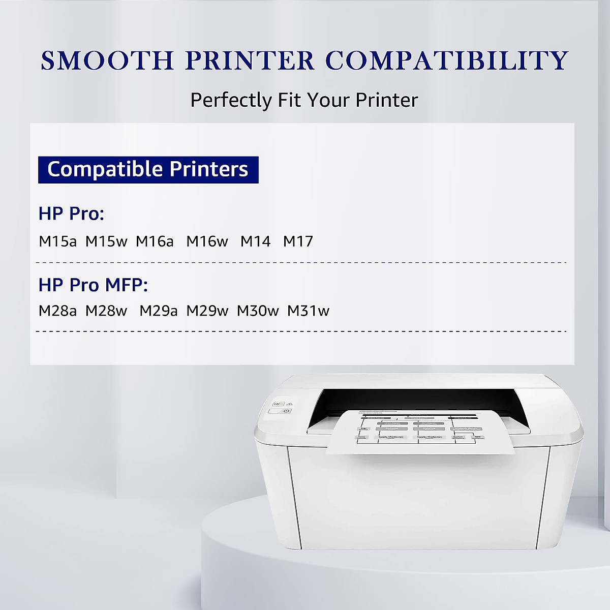 Mooho Compatible Toner Cartridge Replacement for 48A CF248A for Laserjet Pro MFP M15w M29w M28w M15a M31w M29a M28a M30w M16w M16a M14 M17 Laser Printer (Black, 2 Pack)