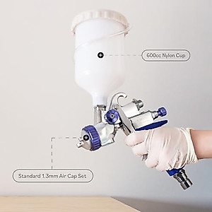Fuji Spray 2803-T75G Mini-Mite 3 Platinum - T75G Gravity HVLP Spray System