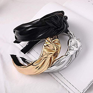 Ivyu Headbands Women Hair Head Band- Knotted Wide Turban headband Fashion Cute Hairbands Hair Accessories for Girls and Women (YHHFG-017)