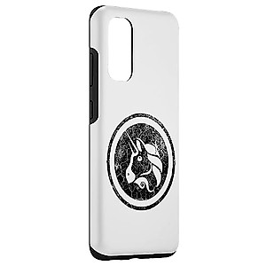 Galaxy S20 Uniswap UNI Crypto Coin Retro Black & White Classic Case