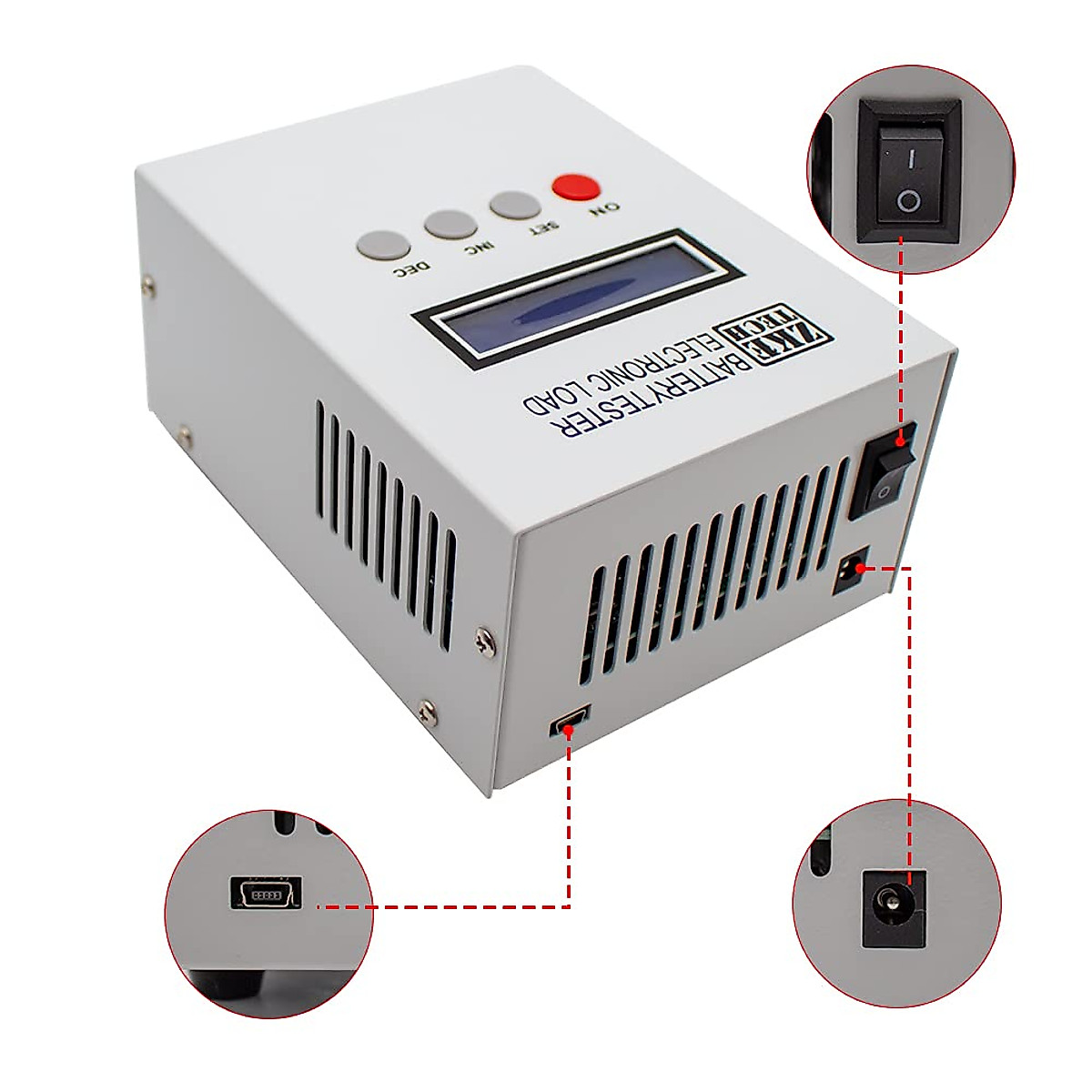 top-tool LithiumLead Acid Battery Capacity Tester Charge 5A Dischage 20A Electronic Load EBC-A20