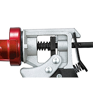 TAJIMA Caulk Gun - 1/10 Gallon (10 oz) Convoy Super Caulking Tool with Rotating Cradle & Auto Flow Stop - CNV-100SP