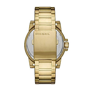 Diesel D-48 Three-Hand Watch Gold One Size