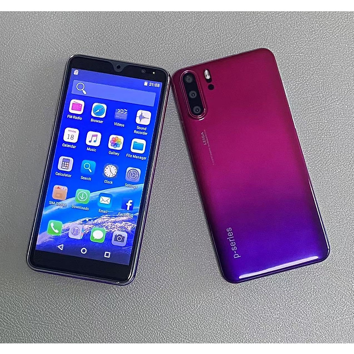 1GB RAM 8GB ROM，X10 Android Smartphone, 5.72-inch IPS Full-Screen，Front and Rear Cameras，Only Supports Dual SIM Card Frequency Band of 3GWCDMA ：850/2100MHZ，Unlocked Cell Phone （red）