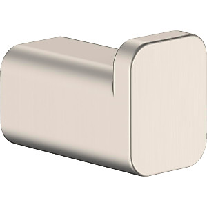 Hansgrohe AddStoris Modern Single hook in Brushed Nickel, 41742820