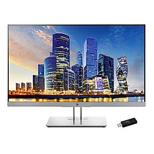 HP EliteDisplay E243 23.8 Inch LED LCD Monitor Bundle with 16GB USB DataTraveler