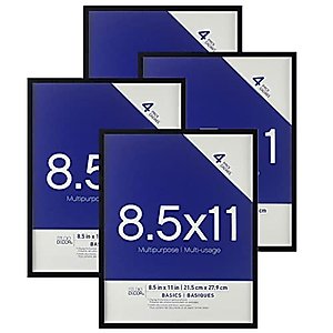 MICHAELS 4 Pack Multipurpose 8.5”; x 11”; Wall Frames, Basics by Studio Décor®