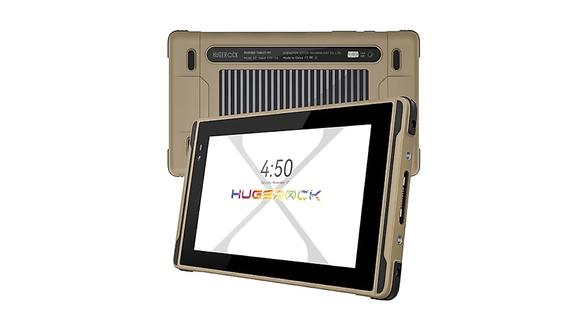 Hugerock X7 Rugged Tablet 7 inch, 2600nit Sunlight Readable, 8+128GB Android 13 Waterproof ...