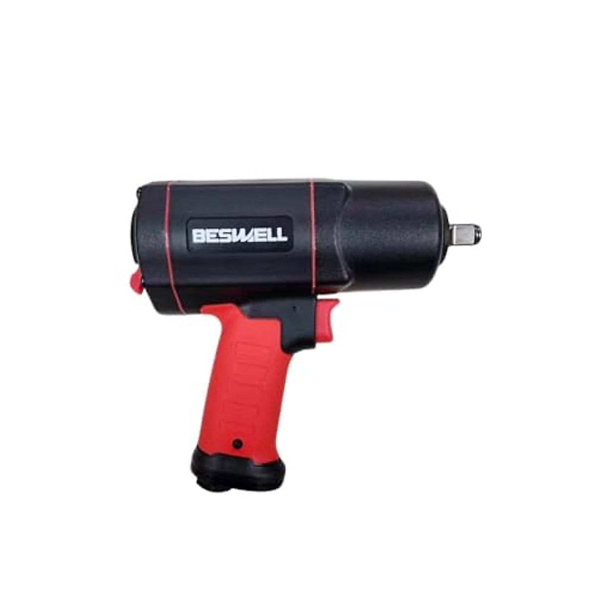 BESWELL BW-112K-1645 Ft.lbs Max Loosen Torque 1/2" Heavy Duty Twin Hammer Air Impact Wrench,Pneumatic Impact Gun,For Truck Tire,Auto garage,Tire shop
