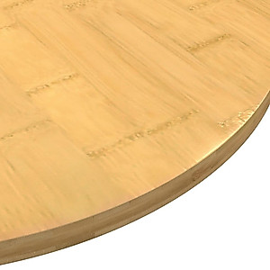 GOLINPEILO Replacement Table top, Bamboo Round Table Top for Coffee Table End Side Table Bistro Dining Room Table, Ø11.8"x0.6" Bamboo
