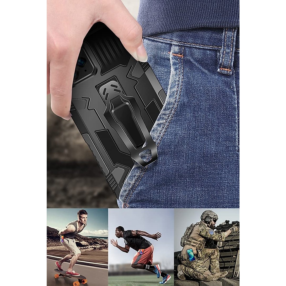 Compatible with Oppo Reno2 F Case,Built-in Kickstand Shockproof Protective Cover,Compatible with Oppo Reno2 F Case 2 in 1 Phone Case Cover Gray