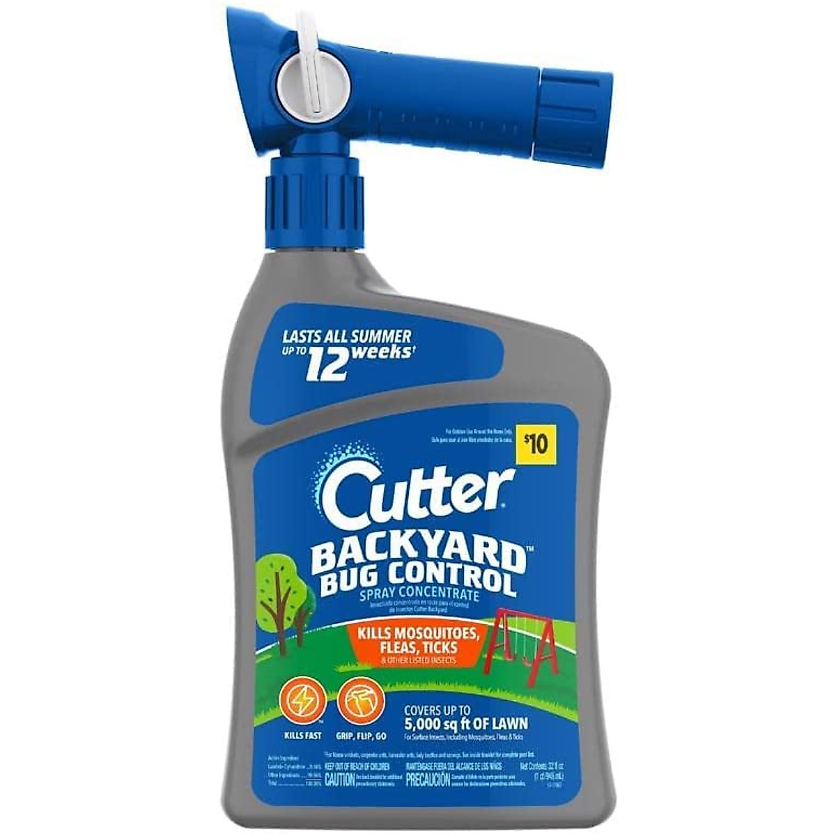 Cutter HG-61067 32 oz Backyard Bug Control Spray - Quantity 3
