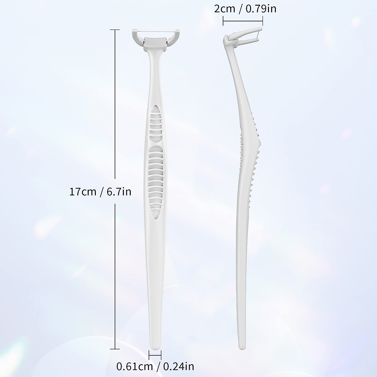 Dental Floss Picks, Clean Dental Flossers Kit with 3 Handles and 360 Extra Strength Refills