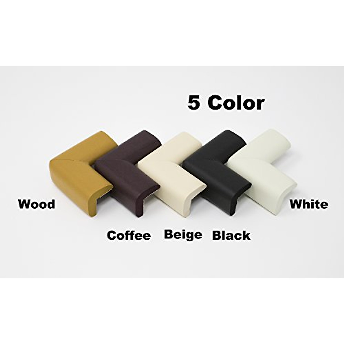 Red Monkey [12Pack] Corner Guards Protector Edge Bumpers Pads for Baby & Kids Pre-Attached 3M Adhesive Taped Easy Peel Off Install & Decorative Sharp Furniture Glass Table Desk (White)