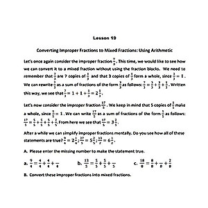 Developing Fractions Sense® B Class Set of 10 - Grade 4. A Concrete and Visual Approach to Fractions. Includes 10 Student workbooks, 10 Sets of Fraction manipulatives, Teacher Set and Answer Key.