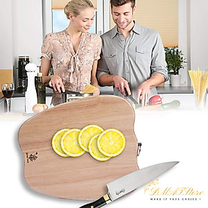 DMATStore CUTE DESIGN WOODEN CUTTING BOARDS for KITCHEN KNIFE FRIENDLY EASY to CLEAN WOODEN CHOPPING BOARDS BREAD BOARDS FOR KITCHEN CUTTING BOARD LARGE (BELL PEPPER)