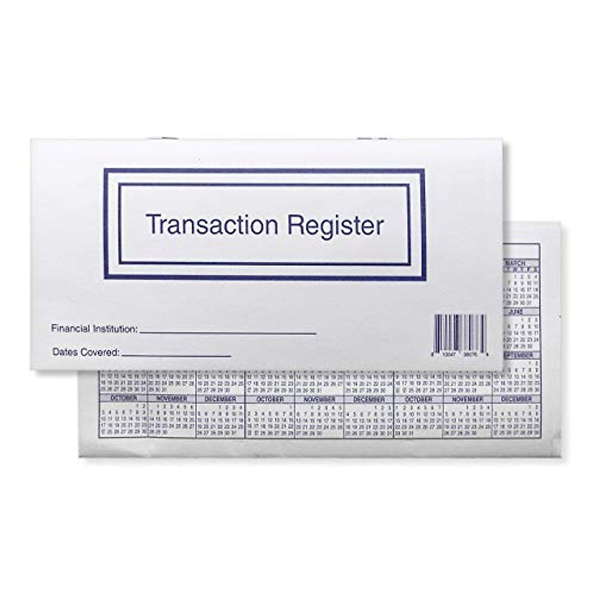 Checkbook Registers for Personal Checkbook, Transactions Ledgers, Pack of 10, 2022-2023-2024