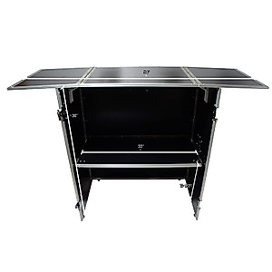 Harmony Audio Cases HCDJSTANDT Compact Fold Out Portable DJ Workstation Table