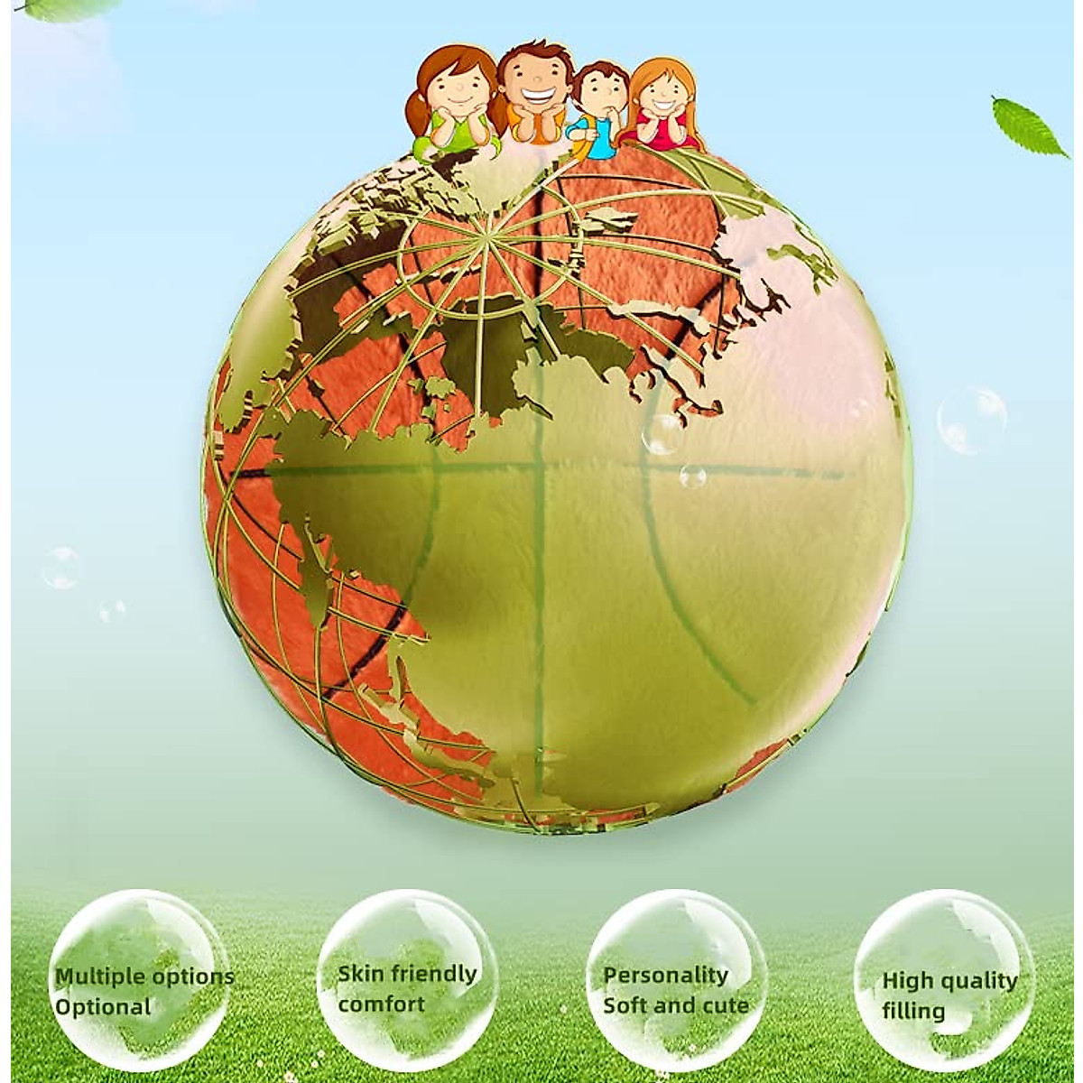 XIZHI 13.8 Inches Football Plush Pillow Toy Soft Stuffed Sports Throw Plush Pillow Cushion Gift for Kids Sofa Bedroom Decoration and Children Birthday (White A)