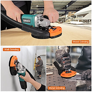 HARDELL 7 Inch Dust Shroud, Expert Surface Grinding Dust Shroud for Angle Grinder, Surface Grinding Shroud (180MM)