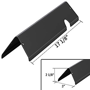 X Home 17-Inch Heavier Flavorizer Bars Replacement for Weber Genesis II E-310 E-315 S-335, Genesis II/LX 300 Series (2017 and Newer) Grill Parts, Porcelain-enameled, 5-Pack