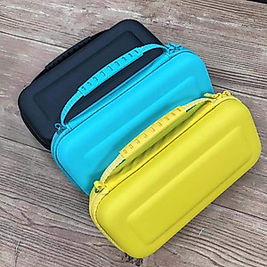 Orzly Carry Case for Nintendo Switch Lite - Portable Travel Carry Case with storage for Switch Lite Games & Accessories [Solid Black]