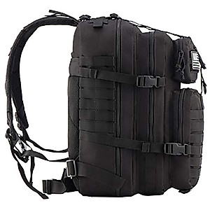 Military Tactical Backpack Daypack Molle Bag 3 Day Assault Pack Bug Out Bag Men 45L Large