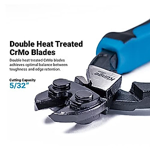 Capri Tools CP40209 40209 Klinge Mini Bolt Cutter, 8", Blue/Black