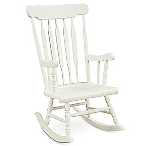 ZHYH Solid Wood Rocking Chair Porch Rocking Chair Indoor Outdoor Seating