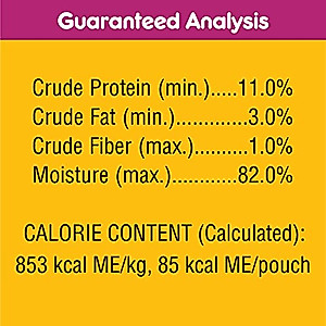 Pedigree High Protein Wet Dog Food Pouches, Beef and Pork Tenderloin Flavor Cuts in Gravy, 3.5 oz. Pouches, 16 Count